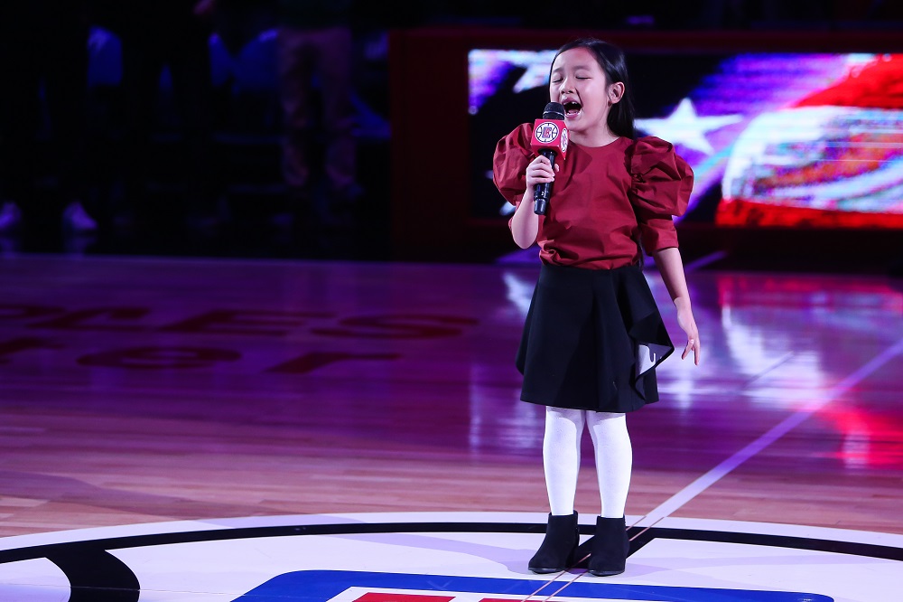 National Anthem – LA Clippers (NBA Playoffs) – Malea Emma Tjandrawidjaja